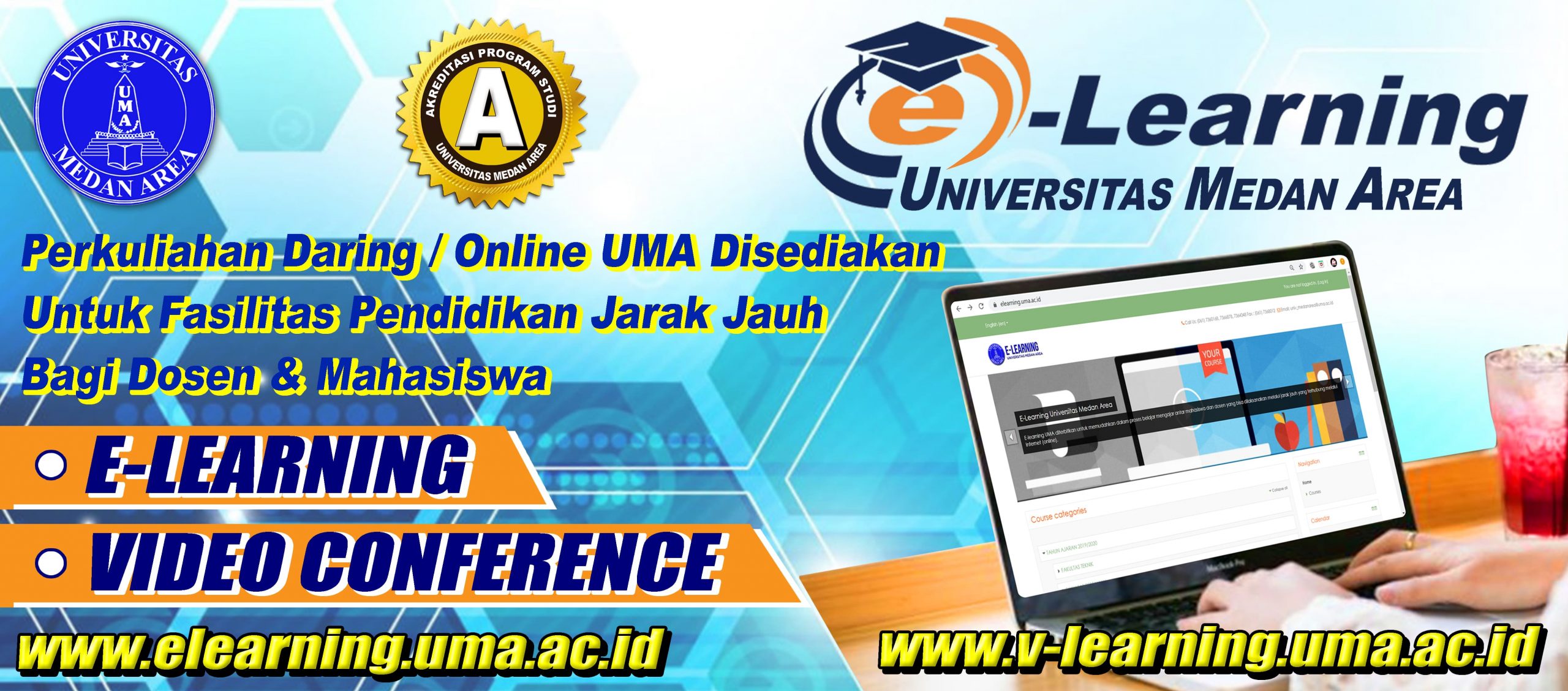 Mudahnya Kuliah Online dengan E-Learning Universitas Medan Area - Biro ...