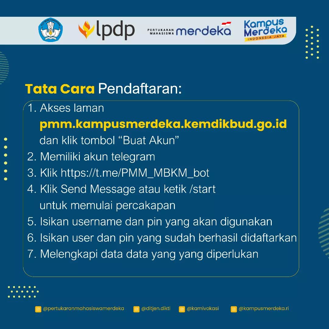 Pendaftaran Program Pertukaran Mahasiswa Merdeka (PMM) Tahun 2023 ...