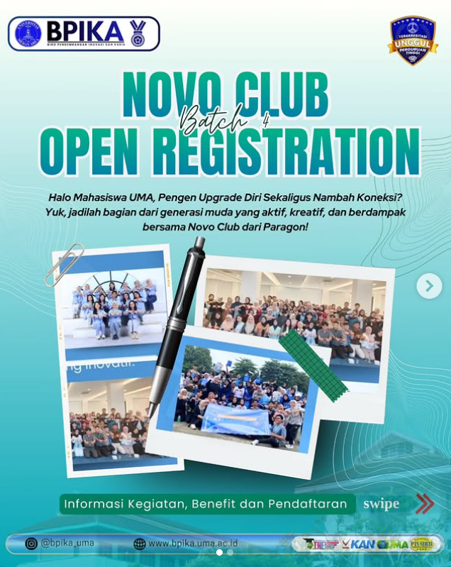 NOVO CLUB BATCH 4 BY PARAGON - Biro Pengembangan Inovasi Dan Karir ...